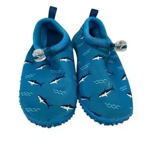 Shoes | Blue Shark Print Kids Water Shoes | Poshmark
